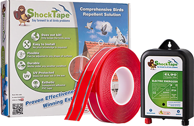 .Shock Tape – Tape it. Shock it. – הרחקת יונים חשמלית